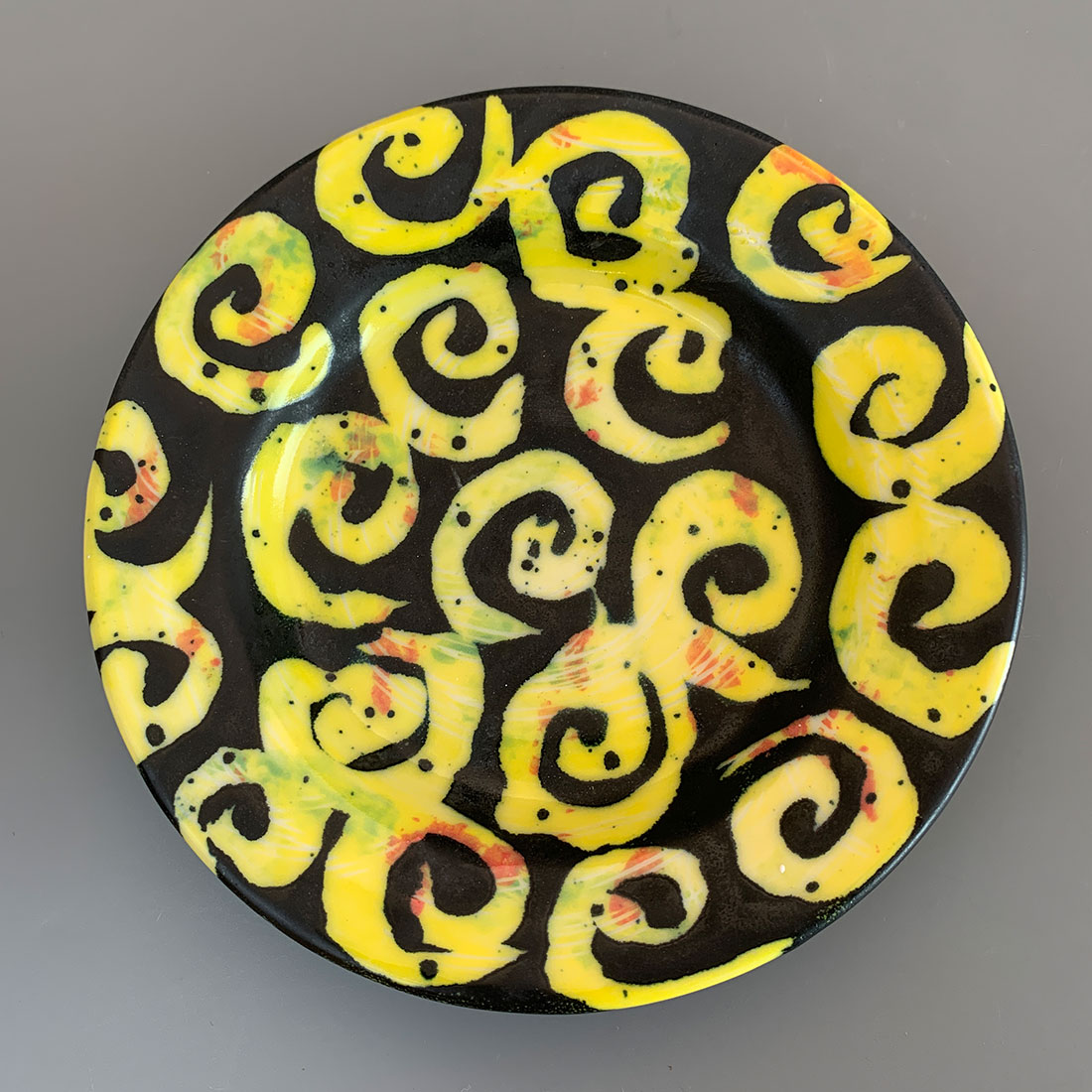 George Ormerod - Yellows Porcelain Decorative and Table Ware